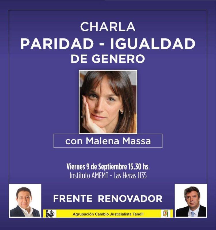 Insólito Malena Galmarini Convocó A Una Actividad De Género Con Su