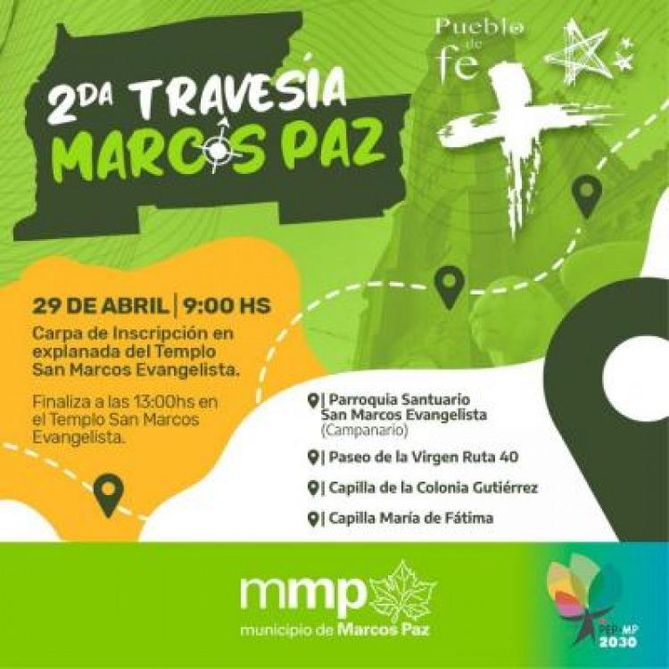 El municipio Marcos Paz realiza una segunda travesía para celebrar a su ...
